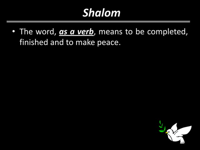 Jehovah Shalom - God of Peace | PPTX | Christianity | Religion ...