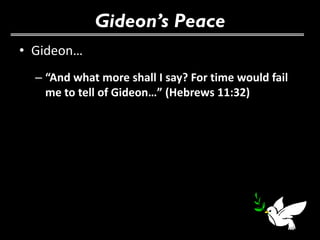 Jehovah Shalom - God of Peace | PPTX