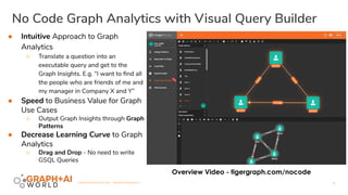 Machine Learning Feature Design with TigerGraph 3.0 No-Code GUI | PPT