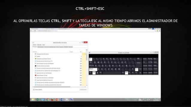 abreviaturas con el teclado