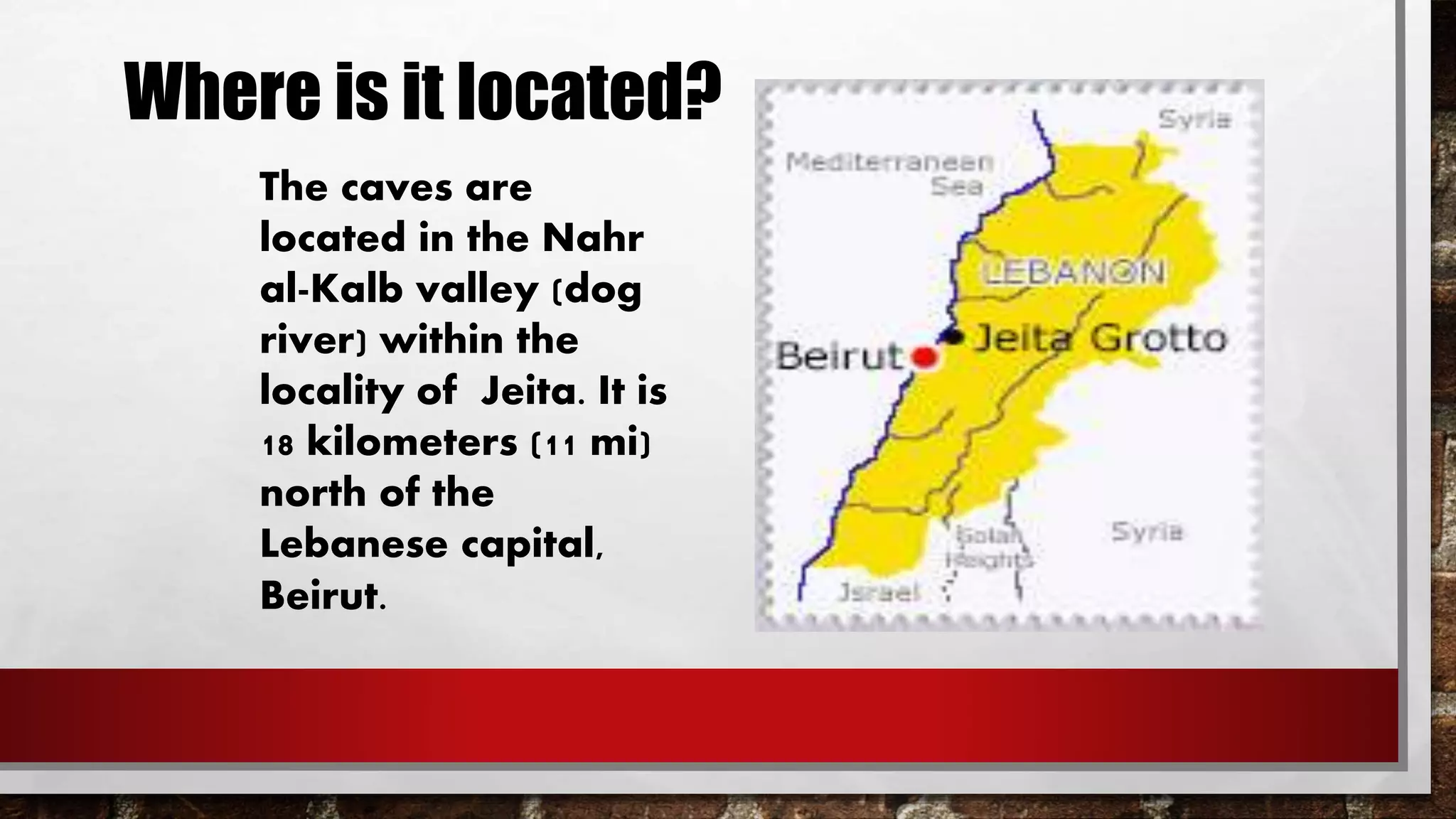 Jeita grotto | PPTX