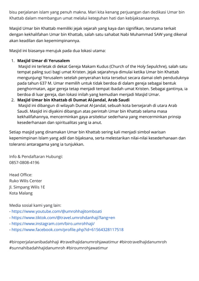 JEJAK SEJARAH DI MASJID UMAR BIN KHATTAB.pdf