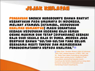 Jejak ISLAM di Indonesia | PPT