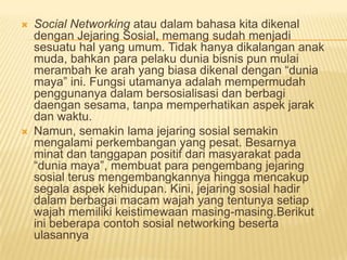 Jejaring sosial | PPTX