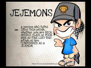 Jeje creature (jejemon) | PPTX