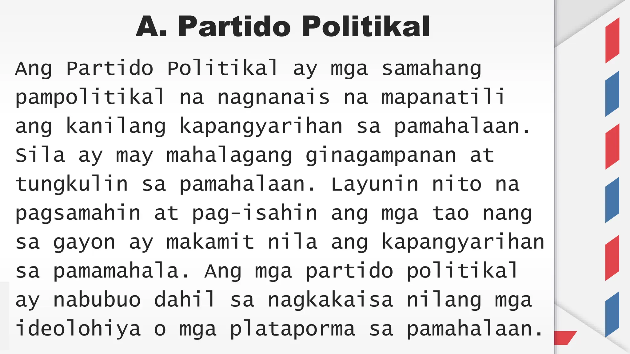 Politikal at Sibikong Pakikilahok | PPTX