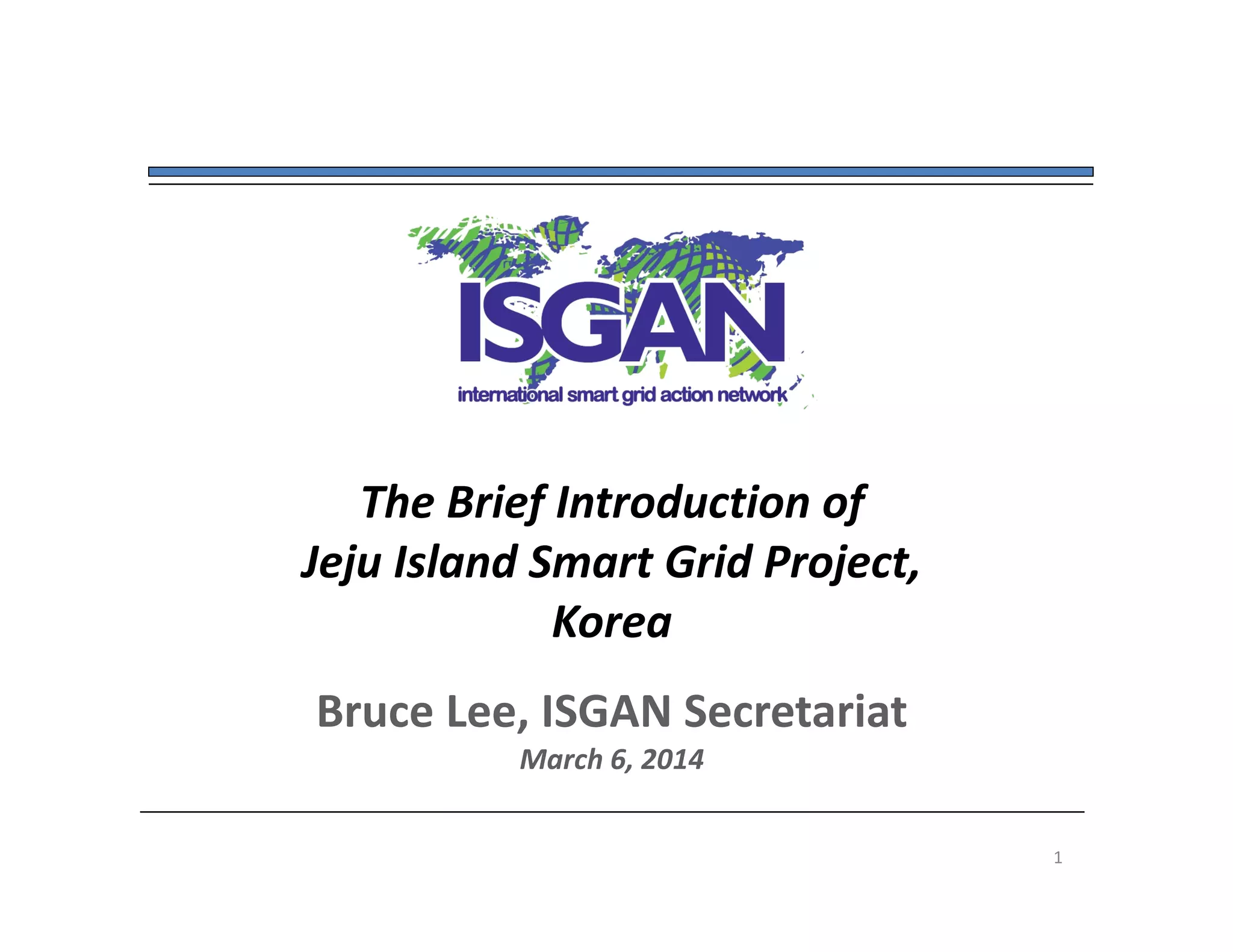 Jeju Island Smart Grid Project | PDF