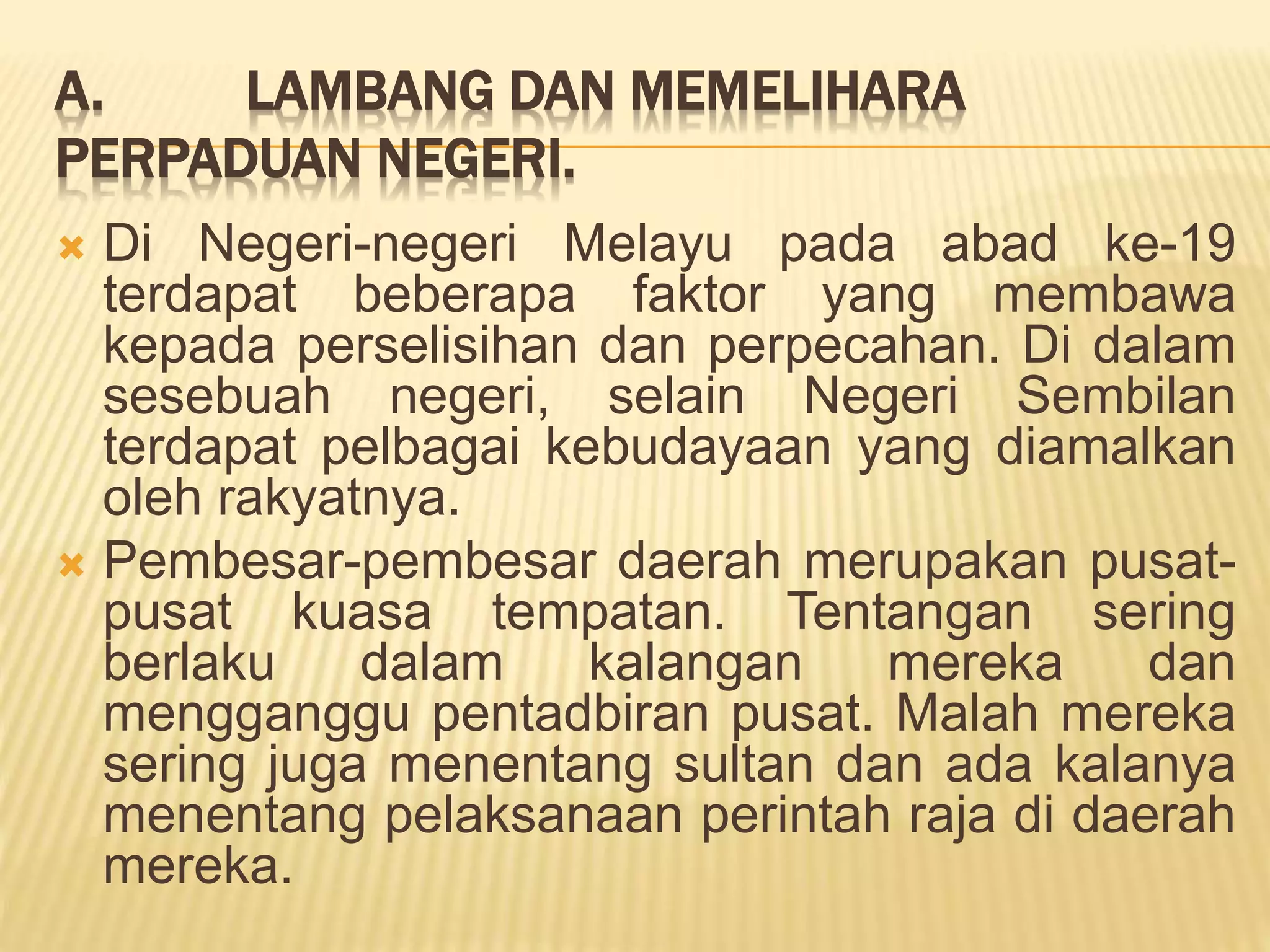 Jelaskan konsep dan peranan raja melayu sebelum th 1874 | PPTX