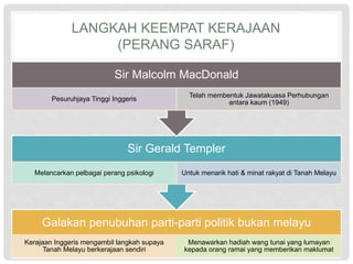 Langkah-langkah Kerajaan untuk membanteras Komunis (1960) | PPTX