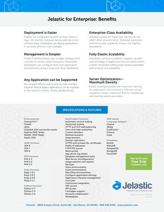 Jelastic Enterprise | PDF