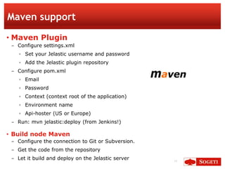 Java in the cloud with Jelastic | PPT