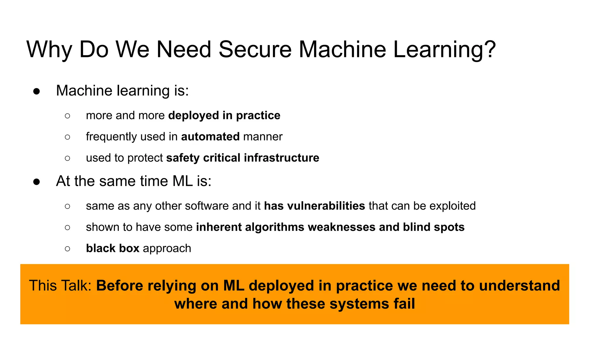 Security of Machine Learning | PDF
