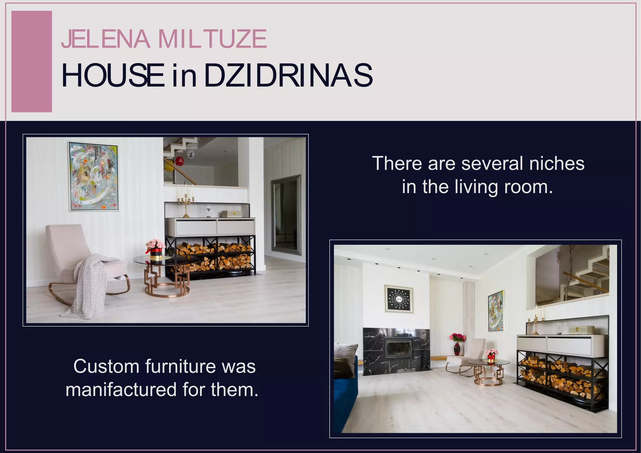 Jelena Miltuze Interior Design Portfolio | PPT