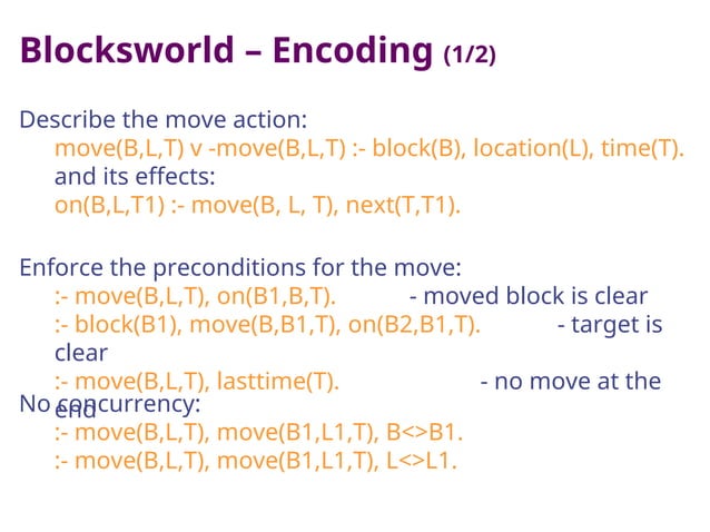jelia2002-tutorial.ppt answer set programming | PPT