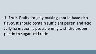 Jellies, jams, marmalades | PPTX