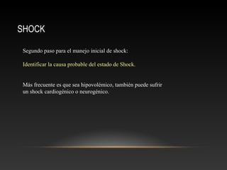 shock hipovolemico | PPT