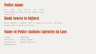 laos police system, president,locationppt.pptx