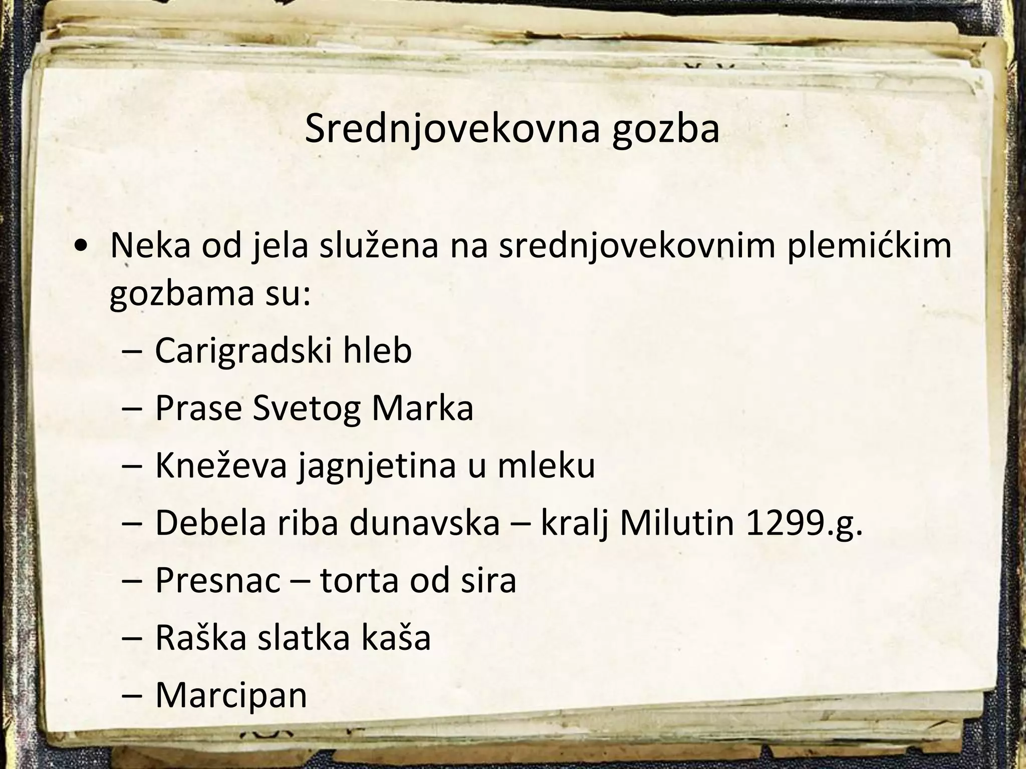 Jelovnik | PPT