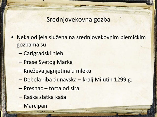 Jelovnik | PPT