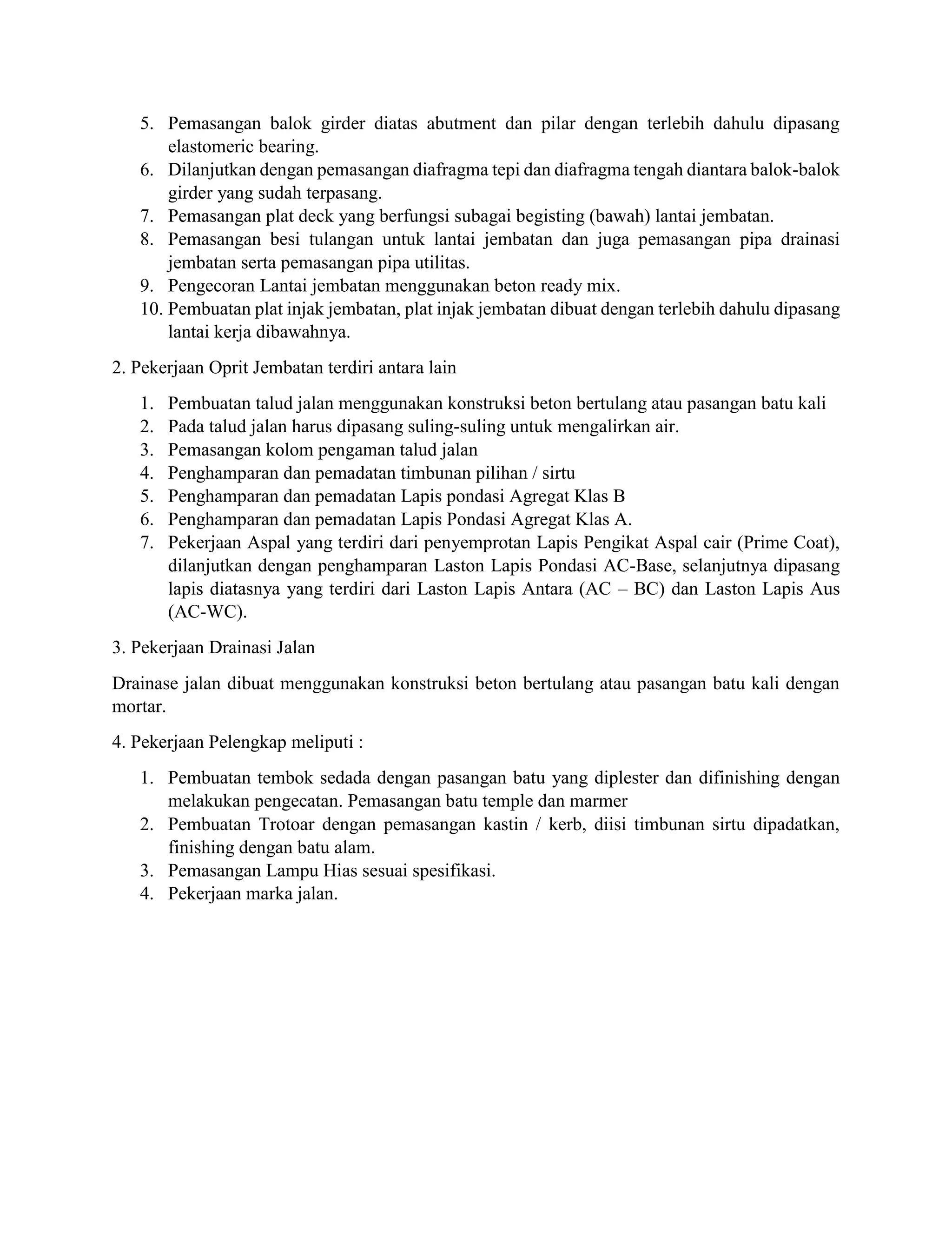 KONSTRUKSI JALAN DAN JEMBATAN | PDF