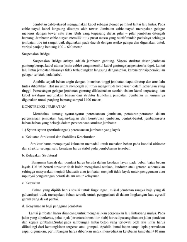 KONSTRUKSI JALAN DAN JEMBATAN | PDF