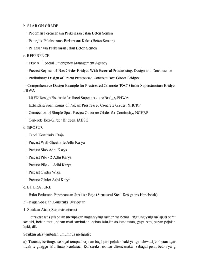 KONSTRUKSI JALAN DAN JEMBATAN | PDF