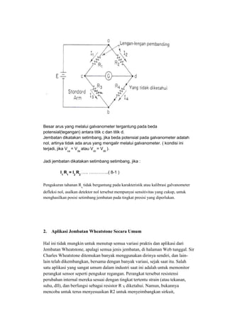 Jembatan Wheatstone | DOCX