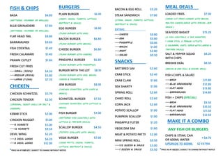 Jemfish takeaway menu | PPT