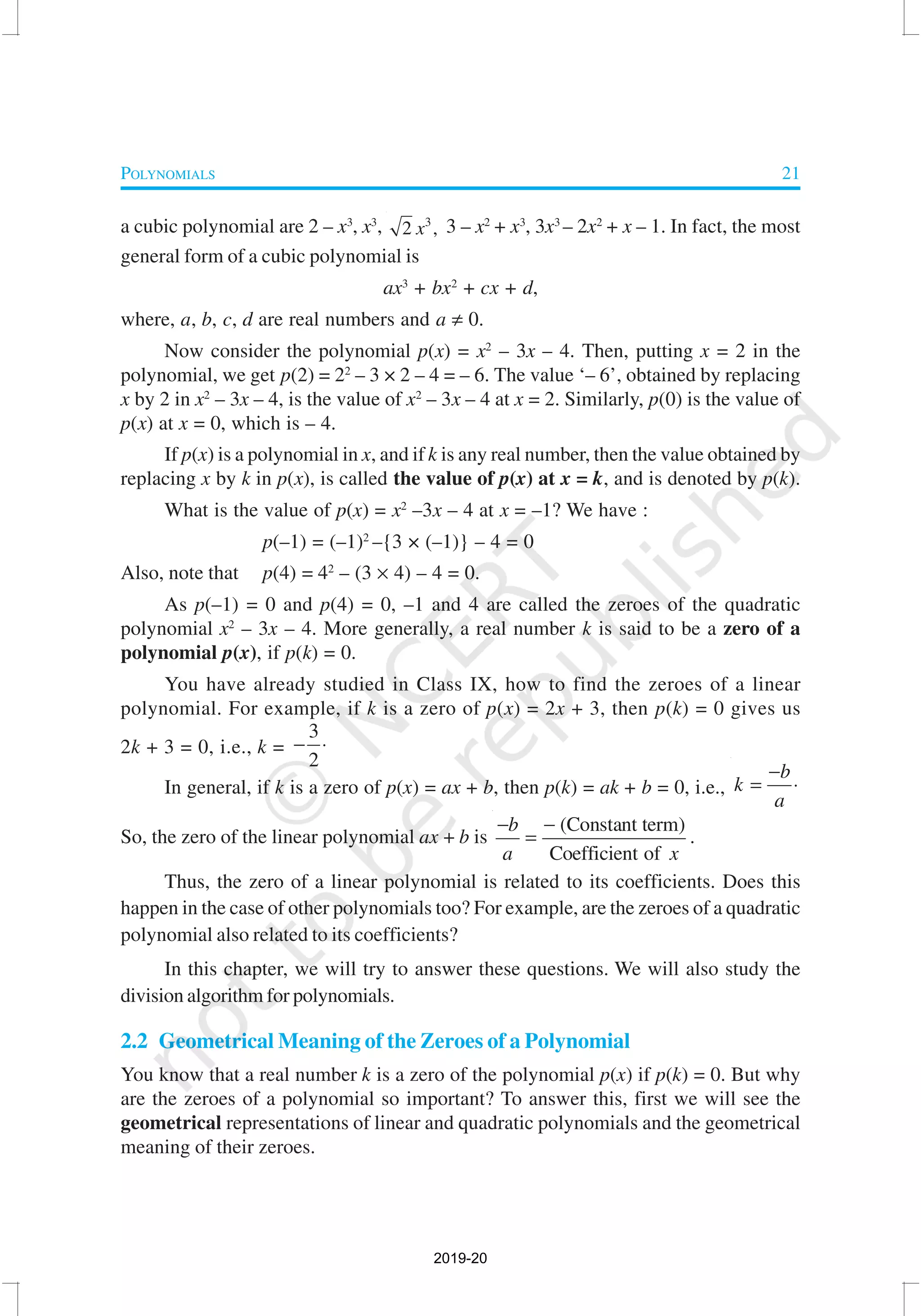 class-X Maths Book | Chapter-2 | Slides By MANAV | | PDF