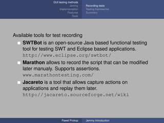 Jemmy Introduction | PDF