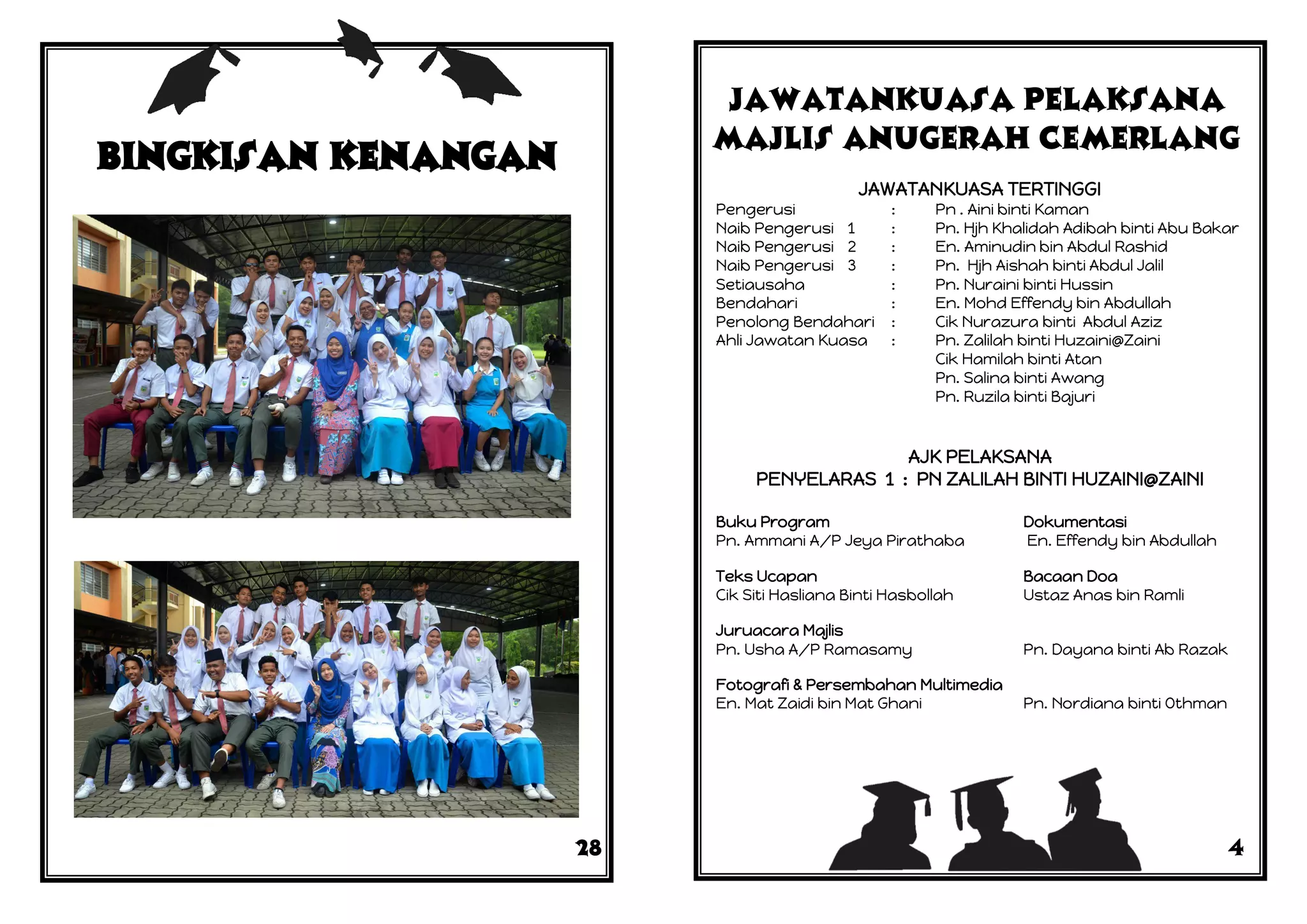 BUKU PROGRAM MAJLIS ANUGERAH CEMERLANG & GRADUASI 2018 | PDF