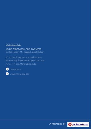 Jems Machines And Systems