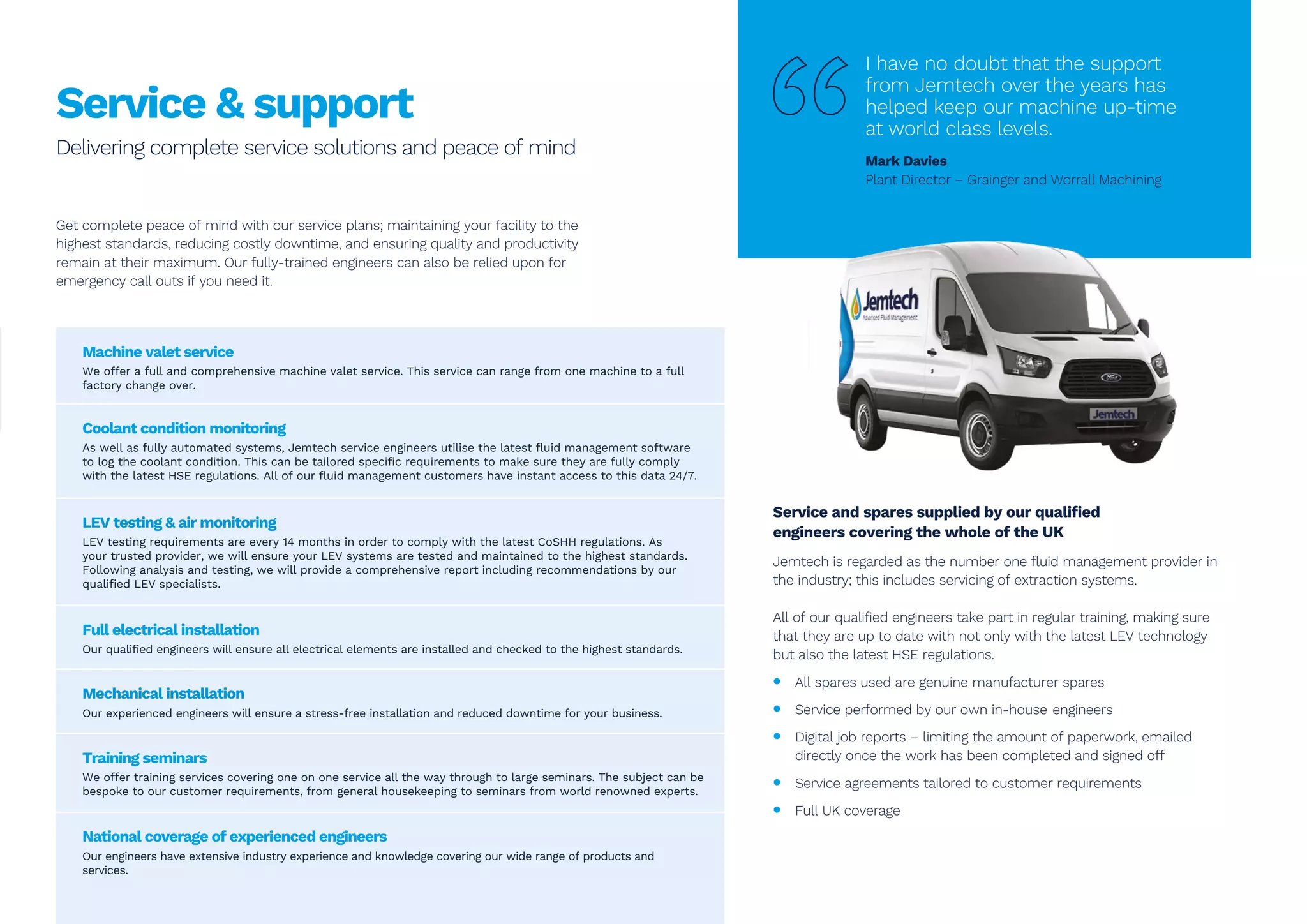 Jemtech CNC solutions brochure | PPT