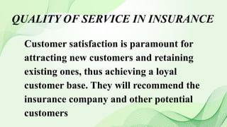 Banking and insurance ppt information services to customers | PPT
