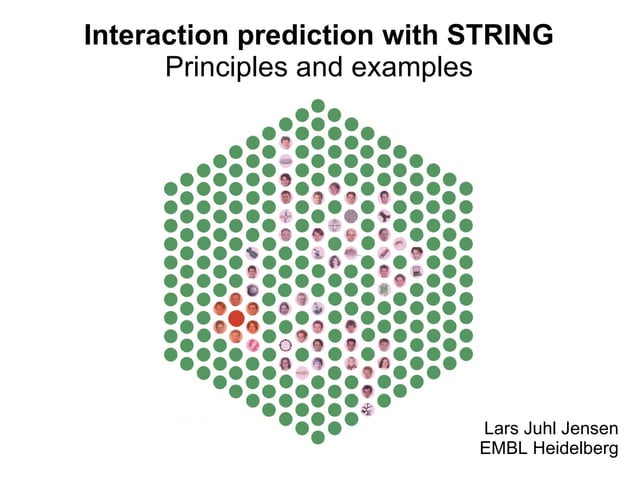 Interaction prediction with STRING - Principles and examples | PPT