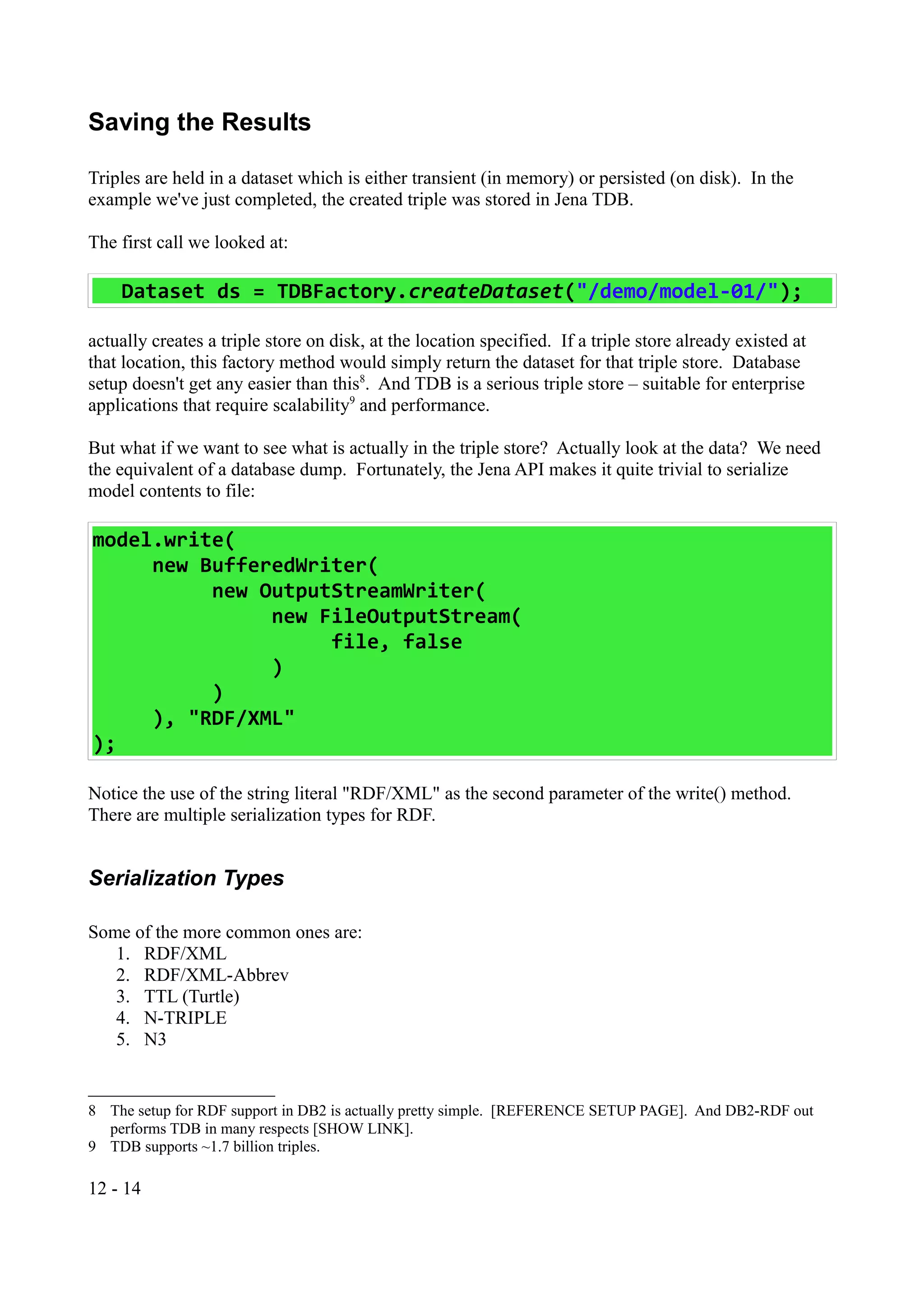 An Introduction to the Jena API | PDF