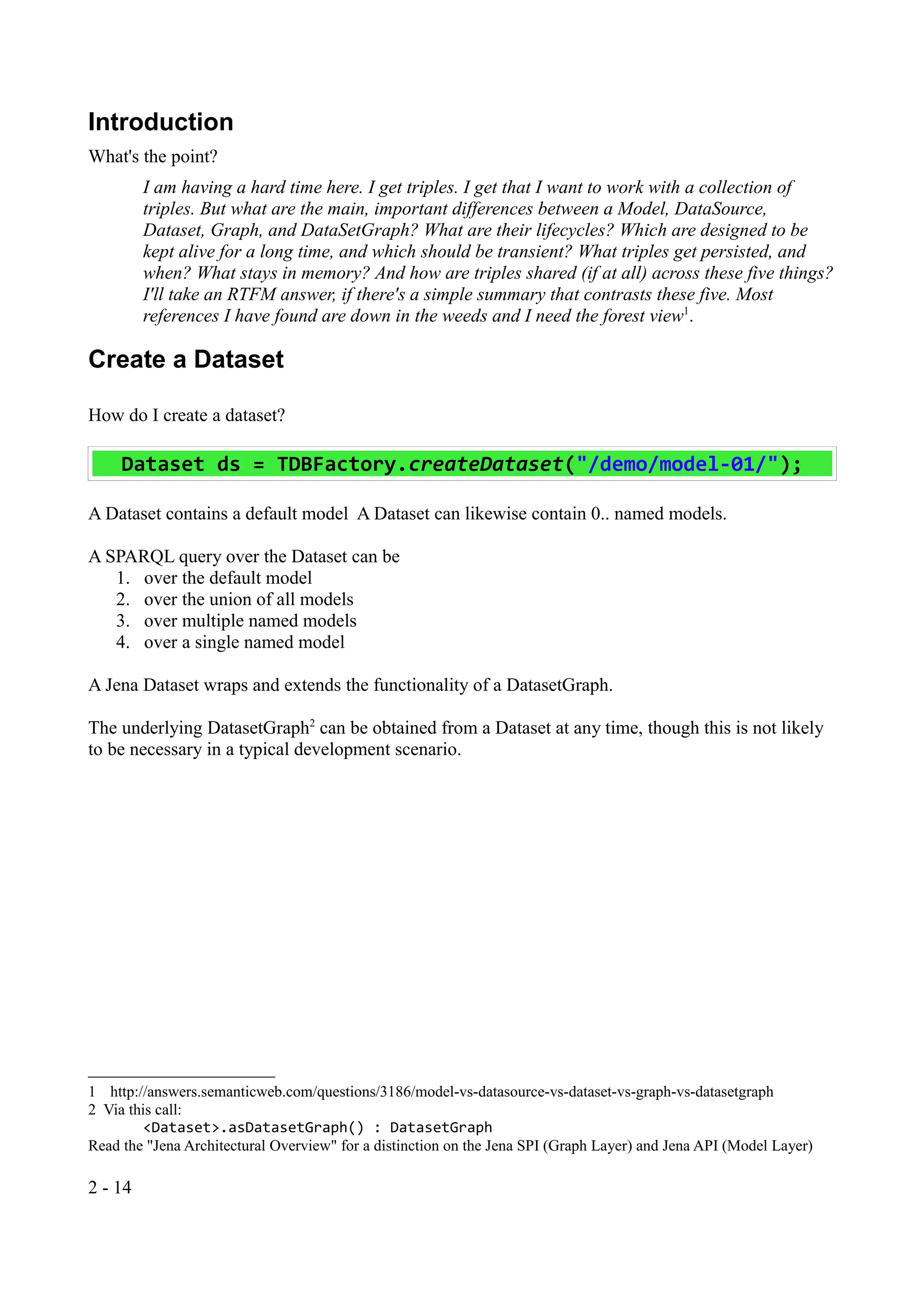 An Introduction to the Jena API | PDF