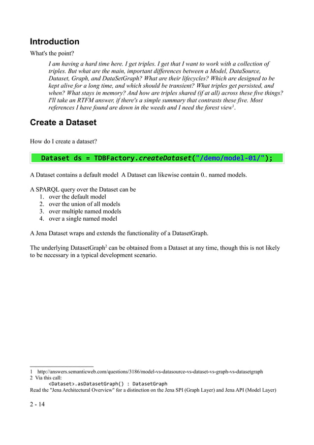 An Introduction to the Jena API | PDF