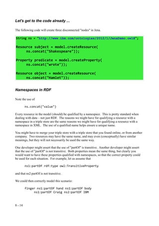 An Introduction to the Jena API | PDF