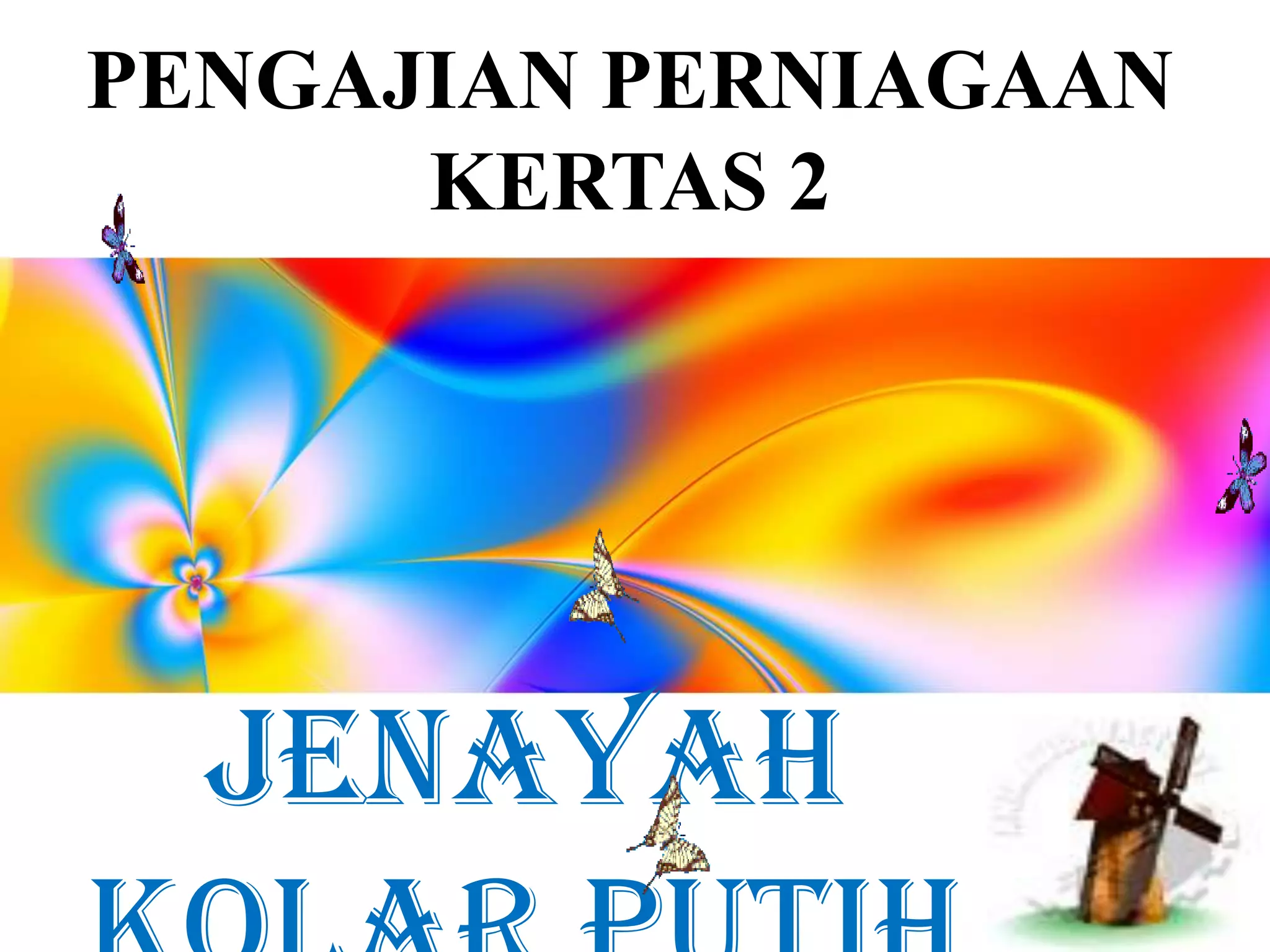 Jenayah kolar putih | PPTX