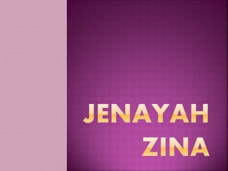 Jenayah zina | PPT