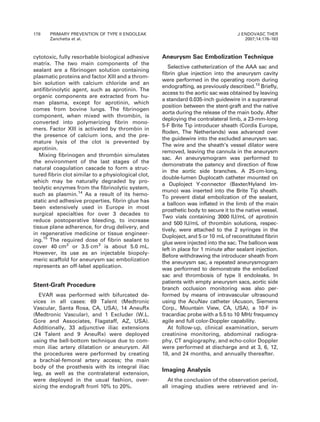 J ENDOVASC THER 2007;14:176–183 Clinical Investigation | PDF | First ...