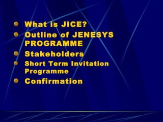 Jenesys introduction india | PPT