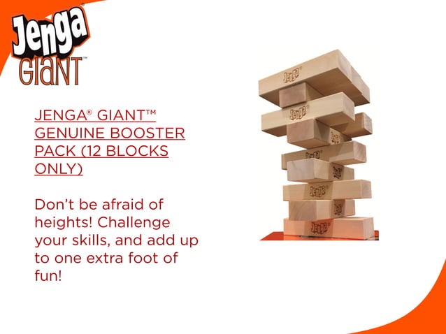 Jenga® GIANT™ accesories | PPT