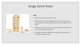 Jenga Game Rules
