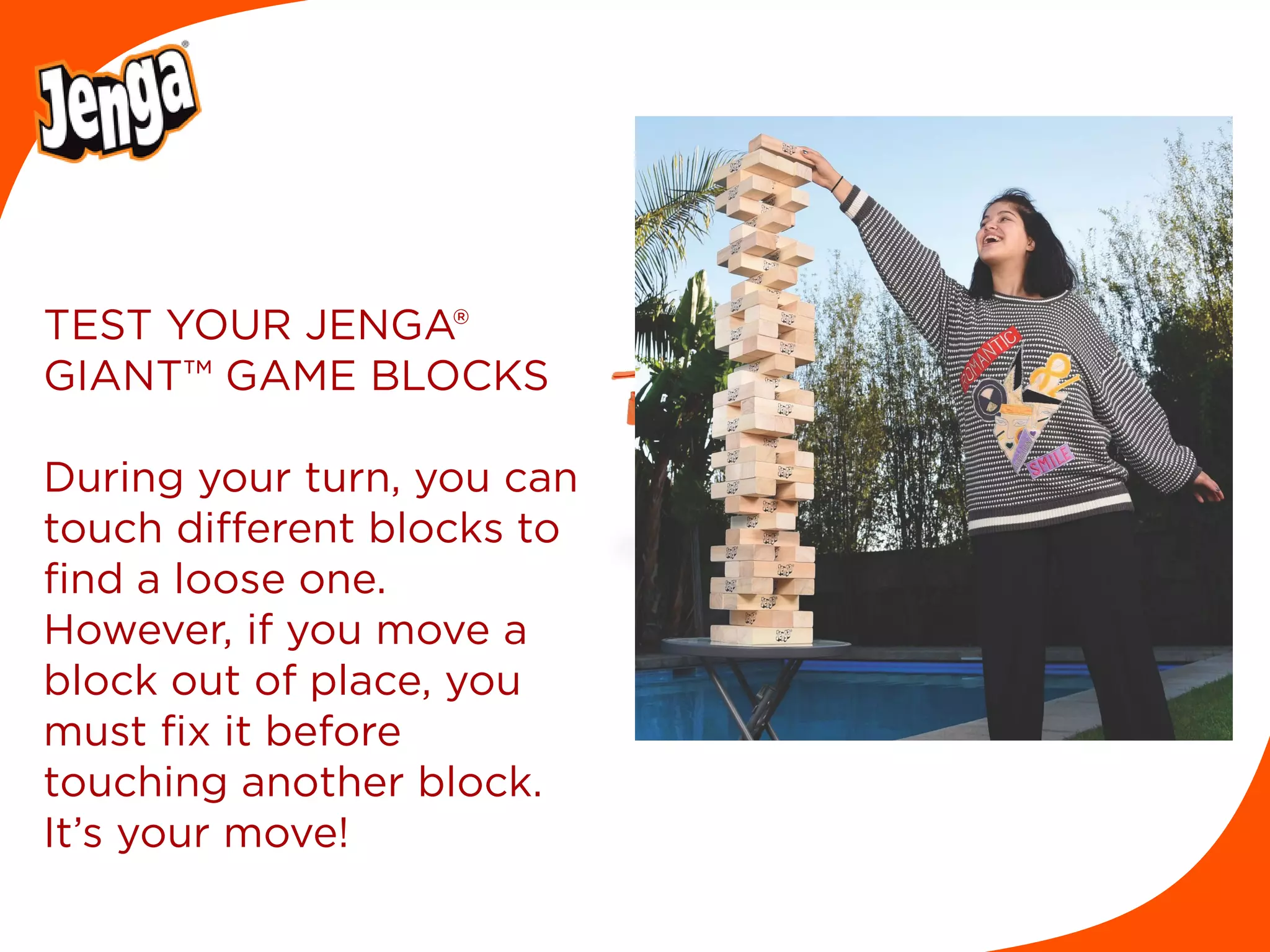 How to play your Jenga® GIANT™ with the standard rules | PDF