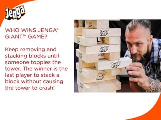 How to play your Jenga® GIANT™ with the standard rules | PDF