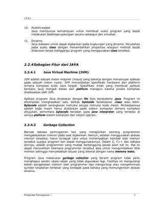 Jeni intro1-bab02-pengenalan bahasa java | PDF