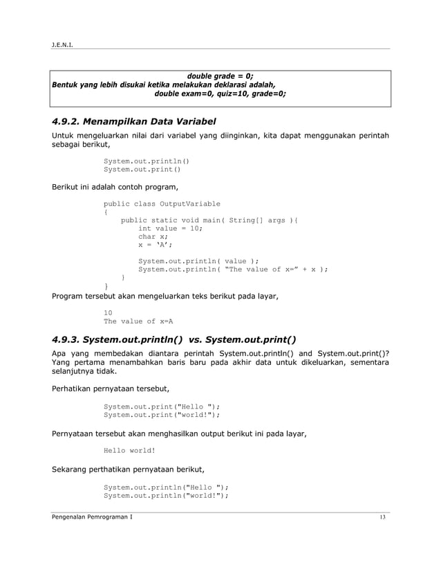 Jeni intro1-bab04-dasar-dasar pemrograman | PDF