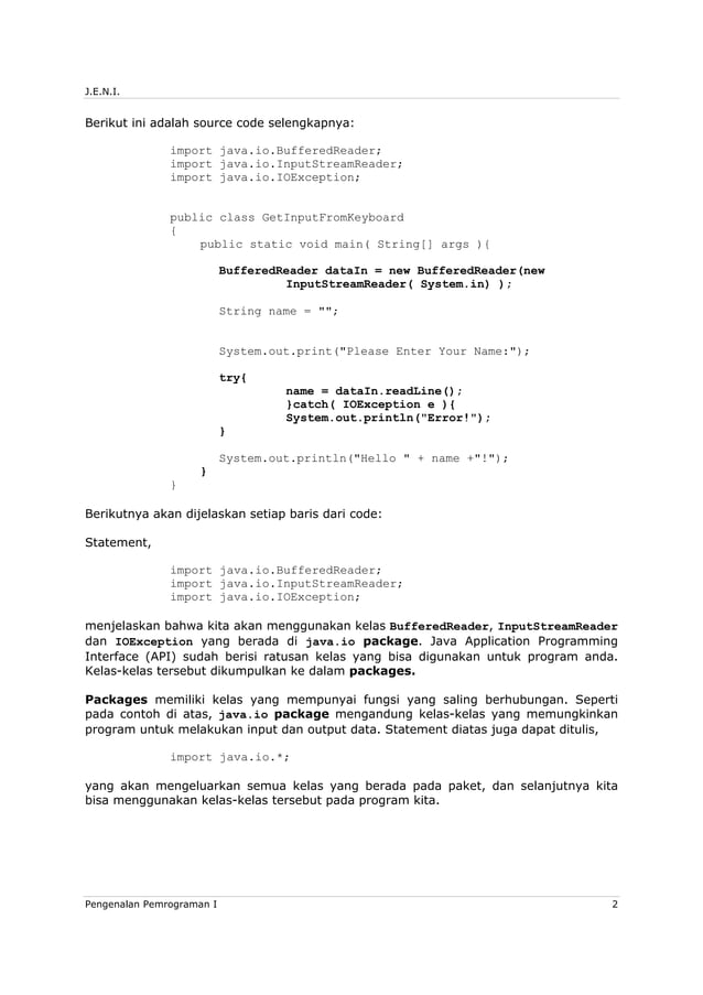 Jeni intro1-bab05-mendapatkan-input-dari-keyboard | PDF